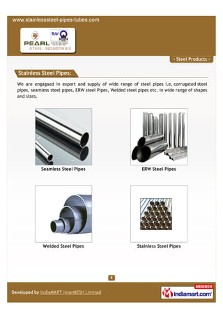 Pearl Steel Industries, Mumbai, Steel Products | PDF