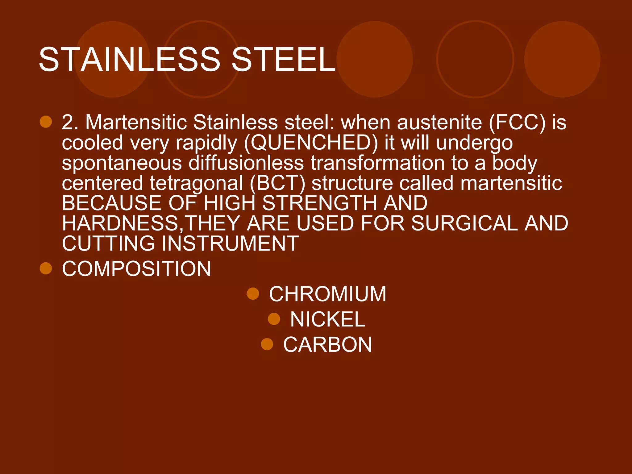 Stainless Steel + Removable Appliances | PPT