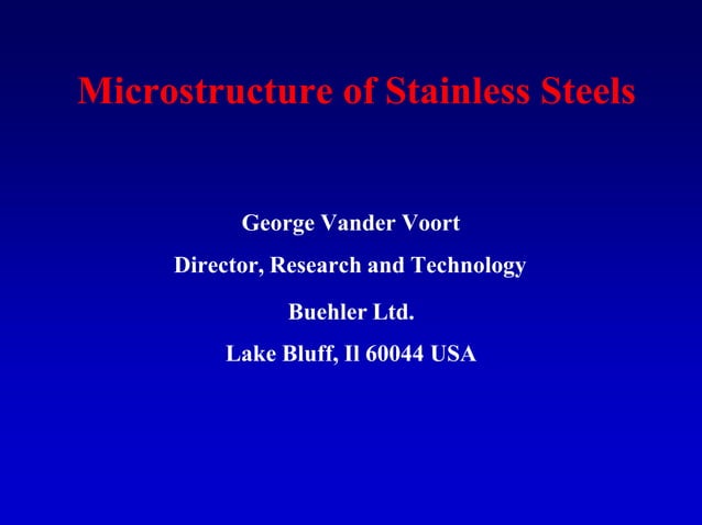 StainlessSteels.pptx | Chemistry | Science