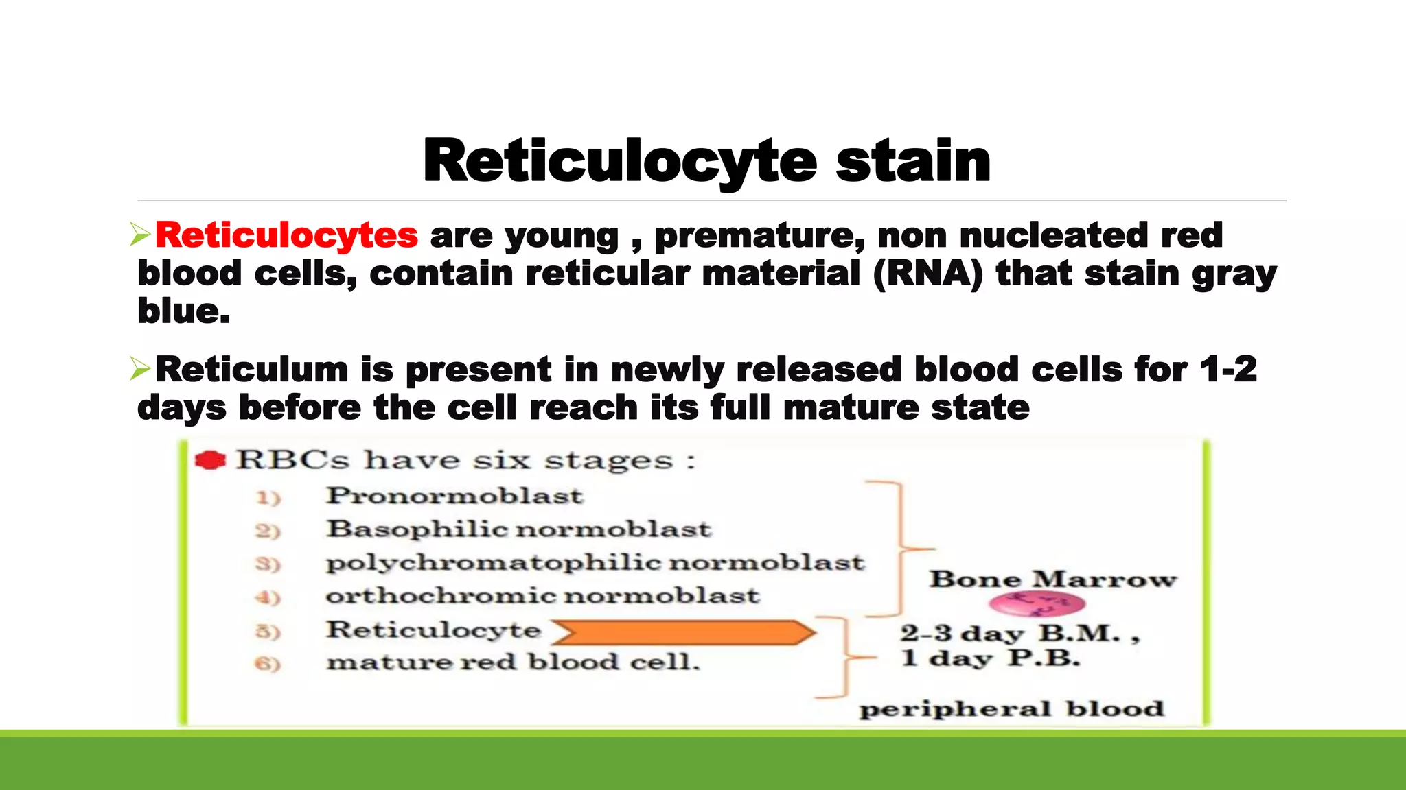 Stain of hematology | PPTX