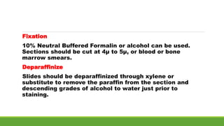 Stain of hematology | PPTX