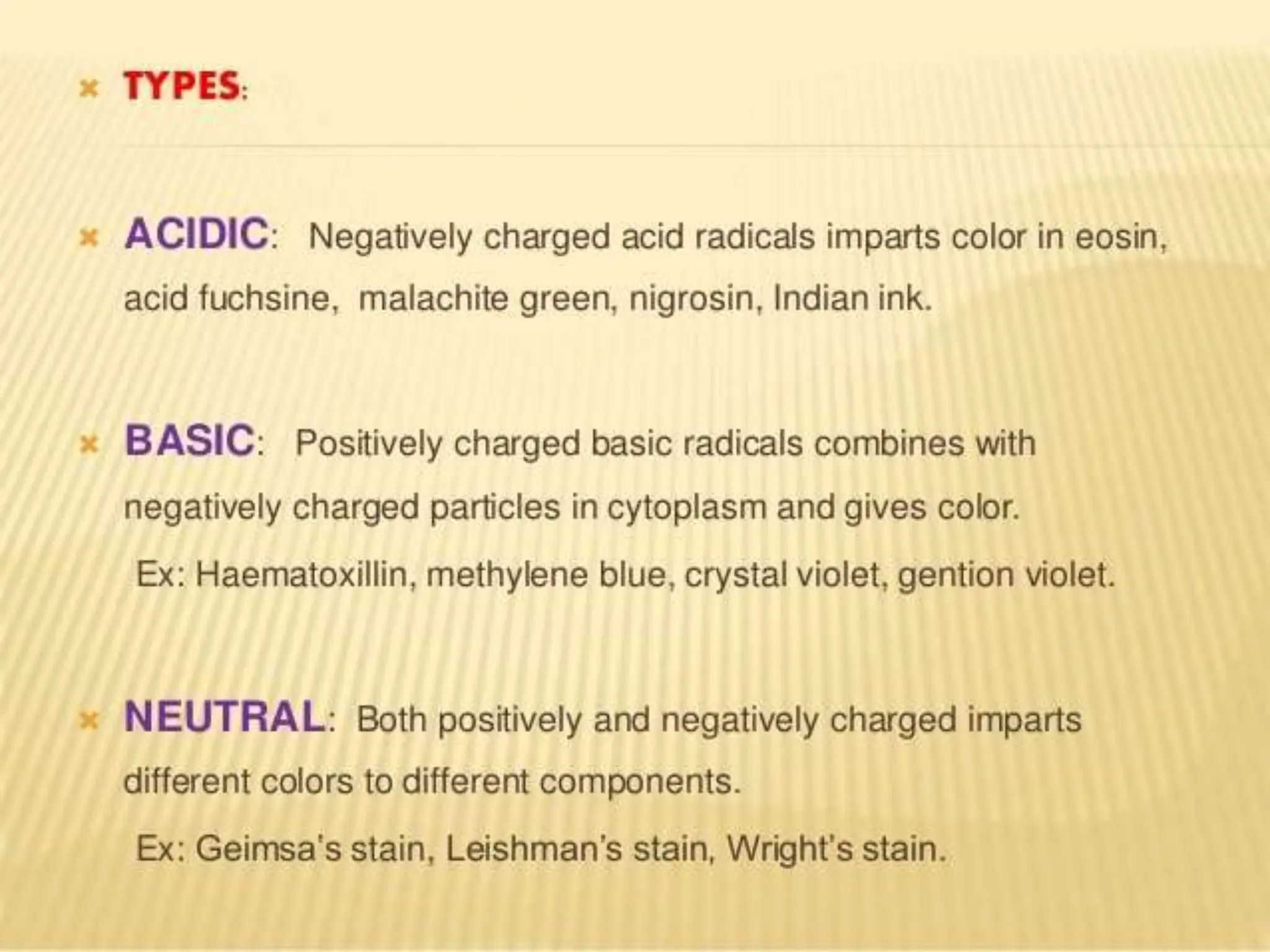 STAINSStains and dyes are frequently used in histology, in cytology ...