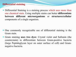 Stains and staining techniques | PPTX