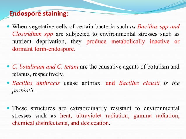 Stains and staining techniques | PPTX | Chemistry | Science