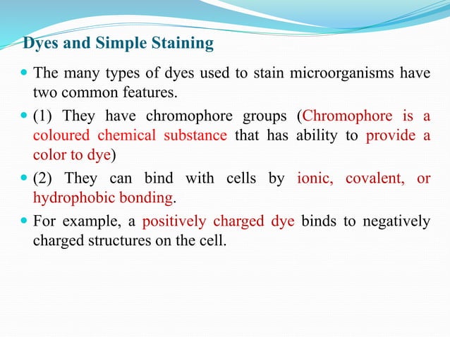 Stains and staining techniques | PPTX | Chemistry | Science
