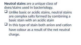 Stains Used in Microbiology for diagnosis of clinical samples | PPT