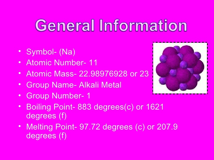 Sodium powerpoint