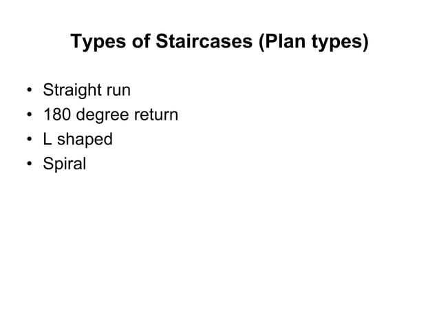 Types & construction of stairs with photos | PDF | Rail Travel | Travel ...