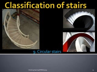 Staircase: My teaching for 1st Year B.Architecture | PPTX