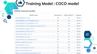 Staircase detection using coco model (TensorFlow) | PPTX