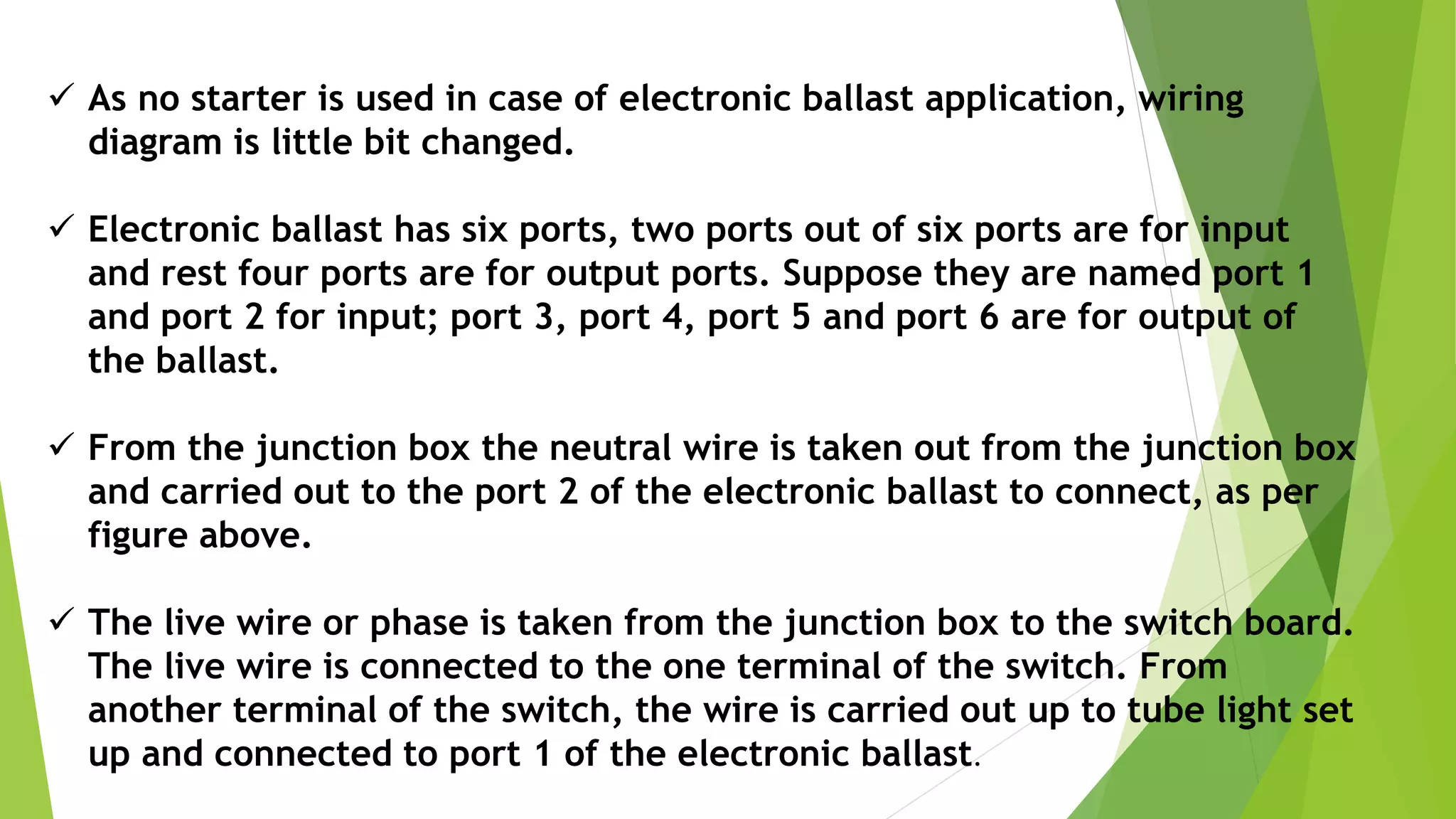 Staircase wiring & ground wiring | PPTX