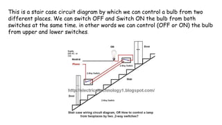 Staircase wiring & ground wiring | PPTX