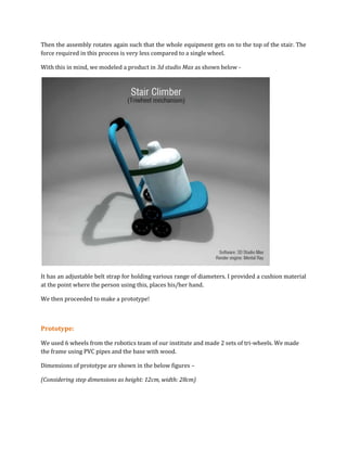 Stair climber product design | DOCX