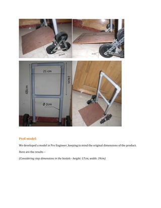 Stair climber product design | DOCX