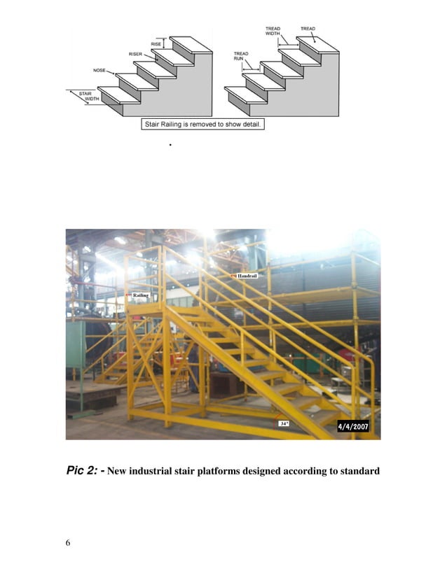 STAIR PLATFORMS stair cases stand stair cases standards ards | PDF