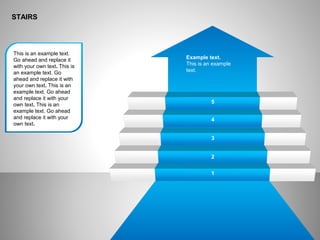 Stairs Charts for PowerPoint | PPT