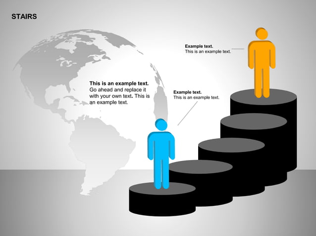 Stairs Charts for PowerPoint | PPT