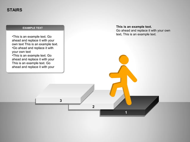 Stairs Charts for PowerPoint | PPT