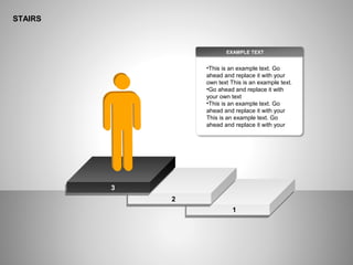 Stairs Charts for PowerPoint | PPT