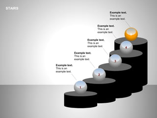 Stairs Charts for PowerPoint | PPT