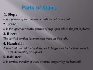Stairs and its types | PPTX