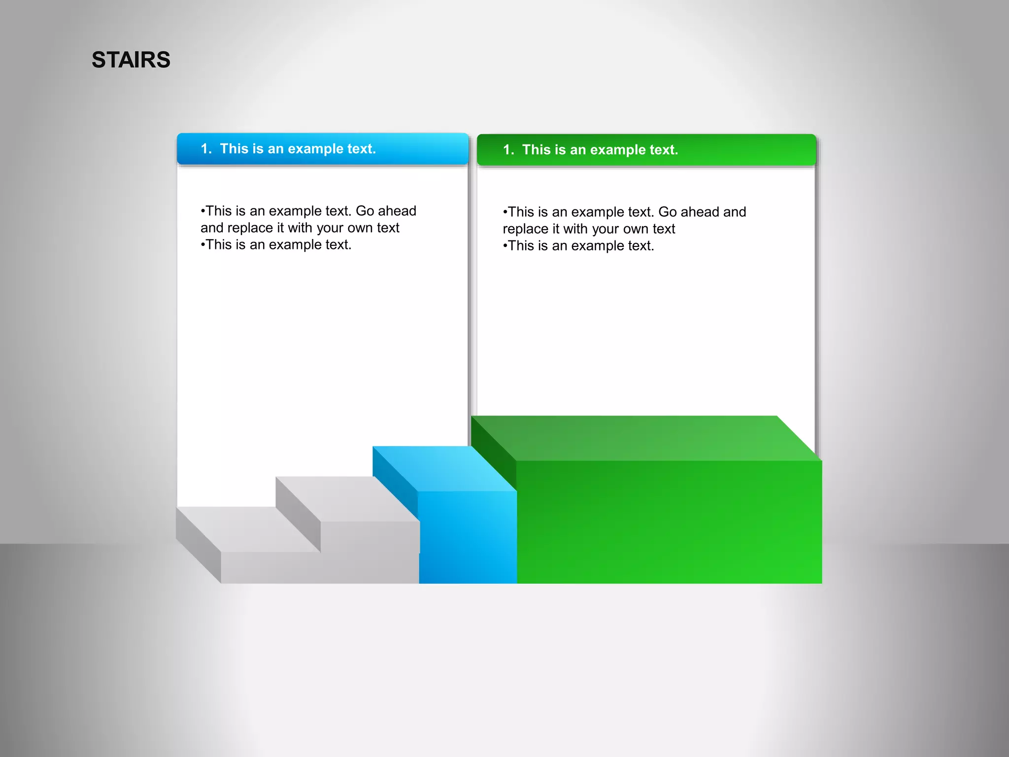 Stairs Diagrams (for PowerPoint and Google Slides) | PPTX