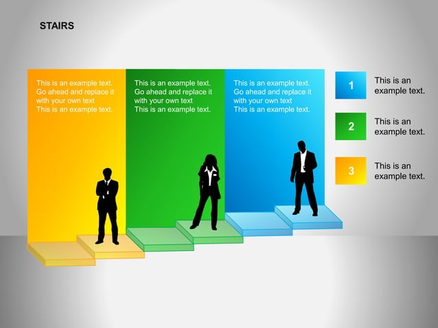 Stairs Diagrams (for PowerPoint and Google Slides) | PPT