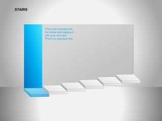 Stairs Diagrams (for PowerPoint and Google Slides) | PPTX