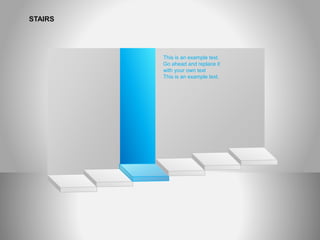 Stairs Diagrams (for PowerPoint and Google Slides) | PPTX