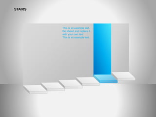 Stairs Diagrams (for PowerPoint and Google Slides) | PPTX