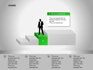 Stairs Diagrams (for PowerPoint and Google Slides) | PPTX