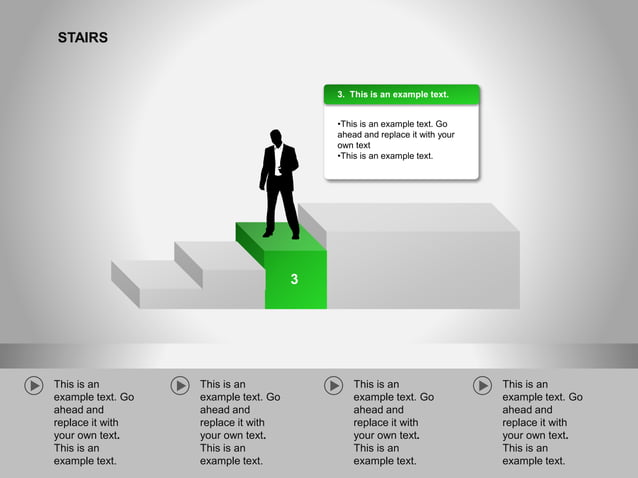 Stairs Diagrams (for PowerPoint and Google Slides) | PPT