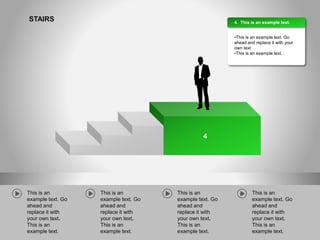 Stairs Diagrams (for PowerPoint and Google Slides) | PPTX