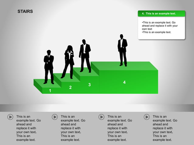 Stairs Diagrams (for PowerPoint and Google Slides) | PPT