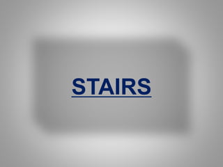 Stairs.pdf note for building and civil engineering department | PDF