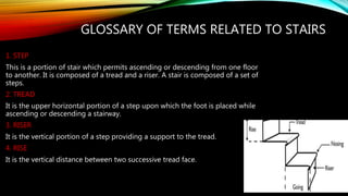 Stairs (for civil engineering) | PPTX