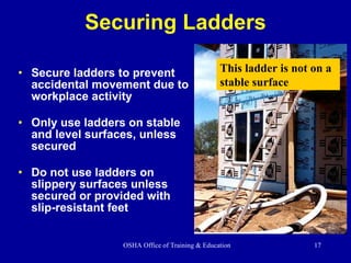 Stairs Ladders Ppt | PPT