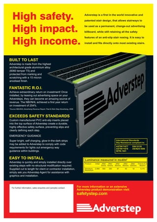 Stairway Advertising with Adverstep | PDF | Landscaping | Home & Garden