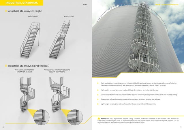 Stairways and steel platforms catalogue | PDF