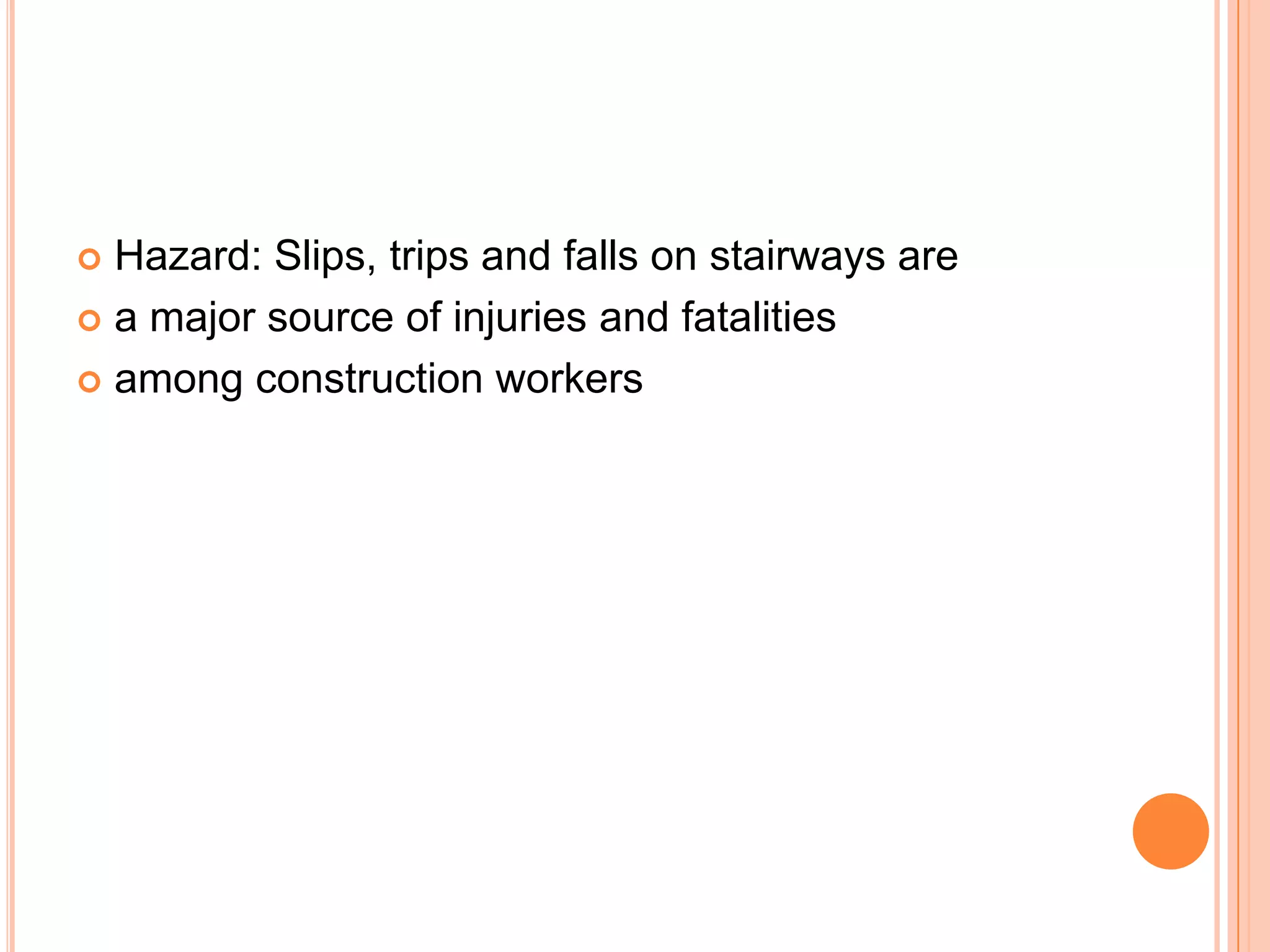 Stairways safety | PPTX