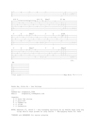 Stairway to heaven | DOCX