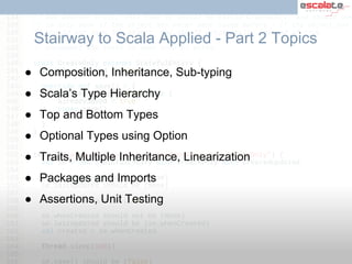 Stairway to scala flyer | PDF