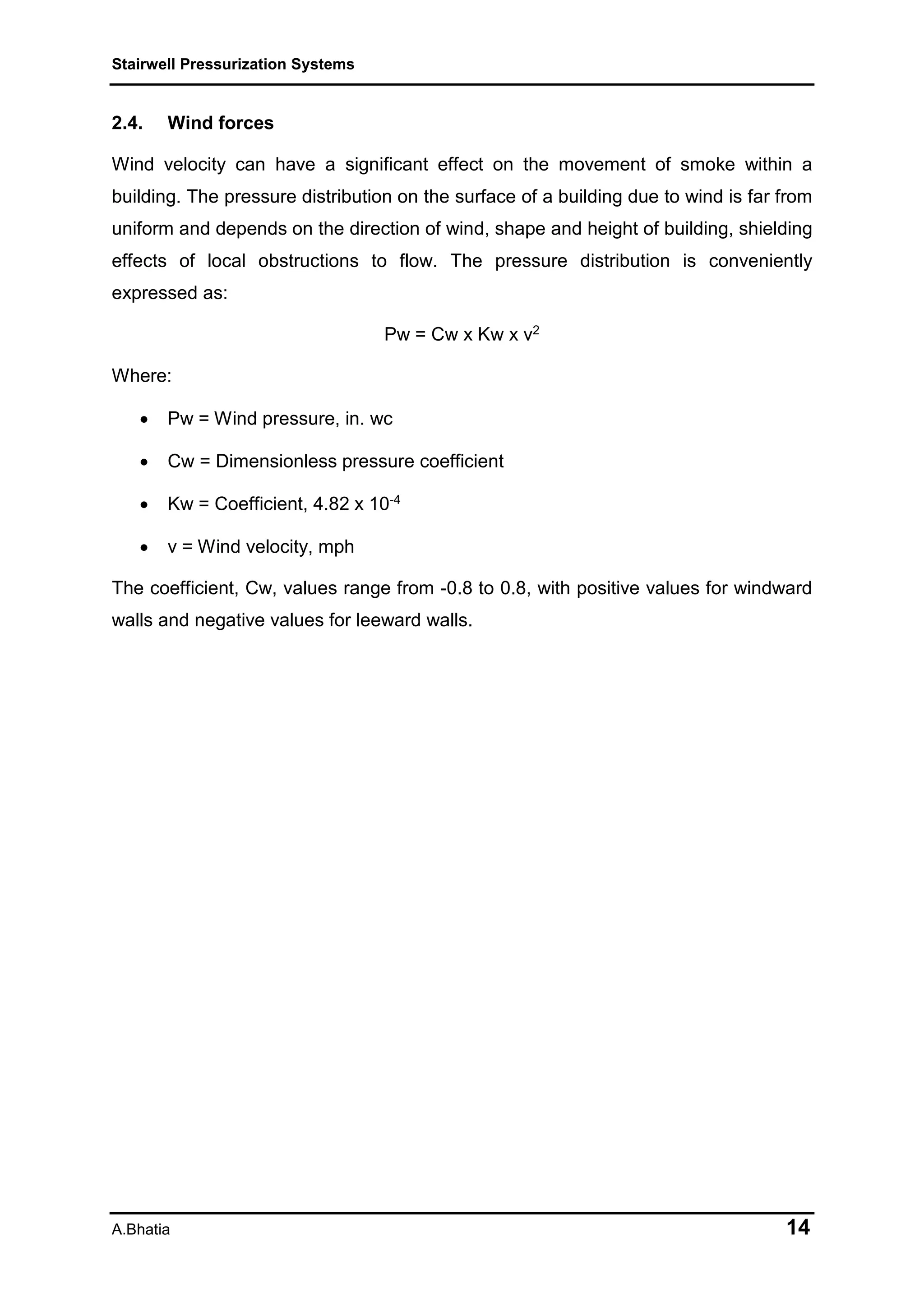 Stairwell pressurization systems | PDF