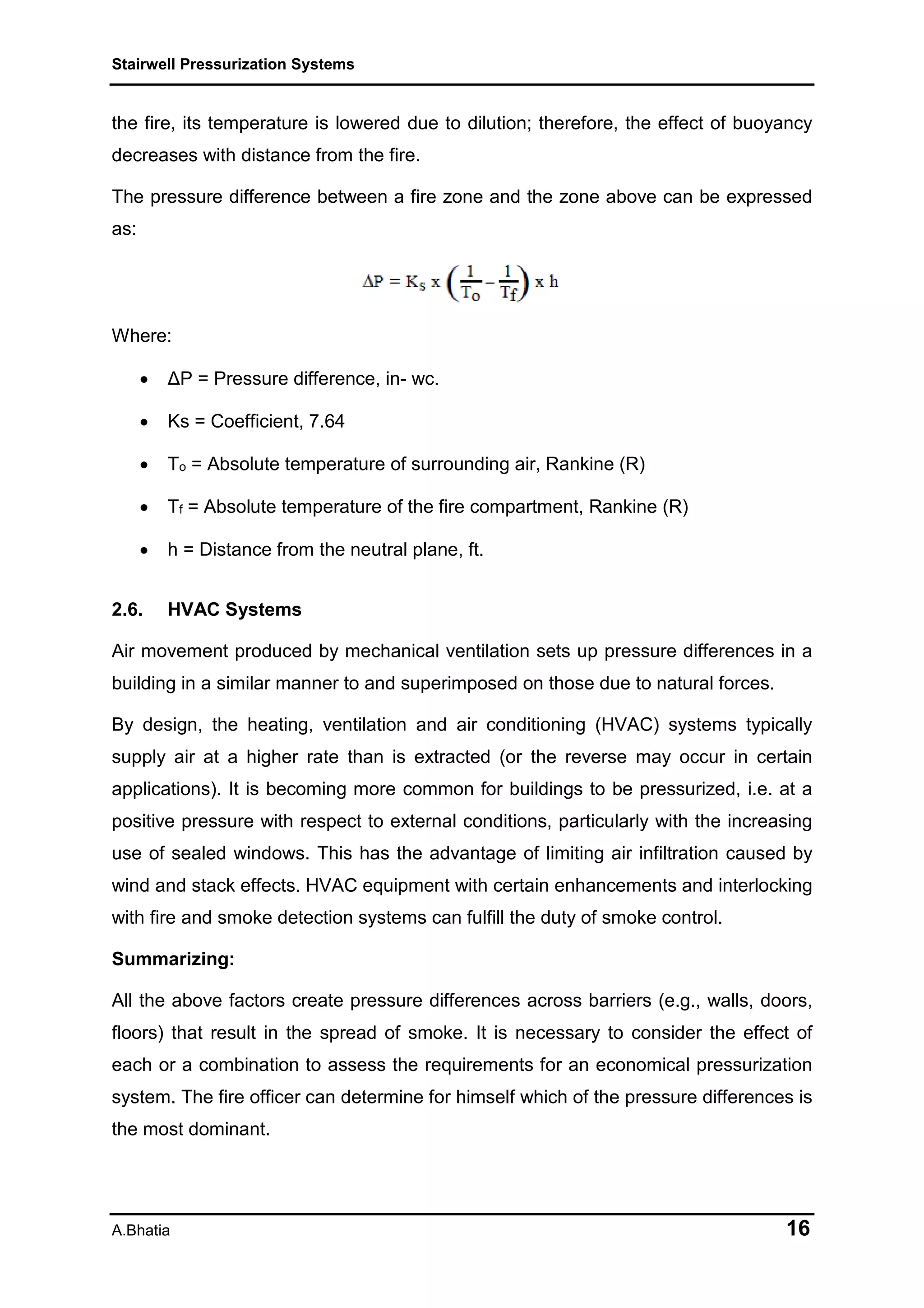 Stairwell pressurization systems | PDF