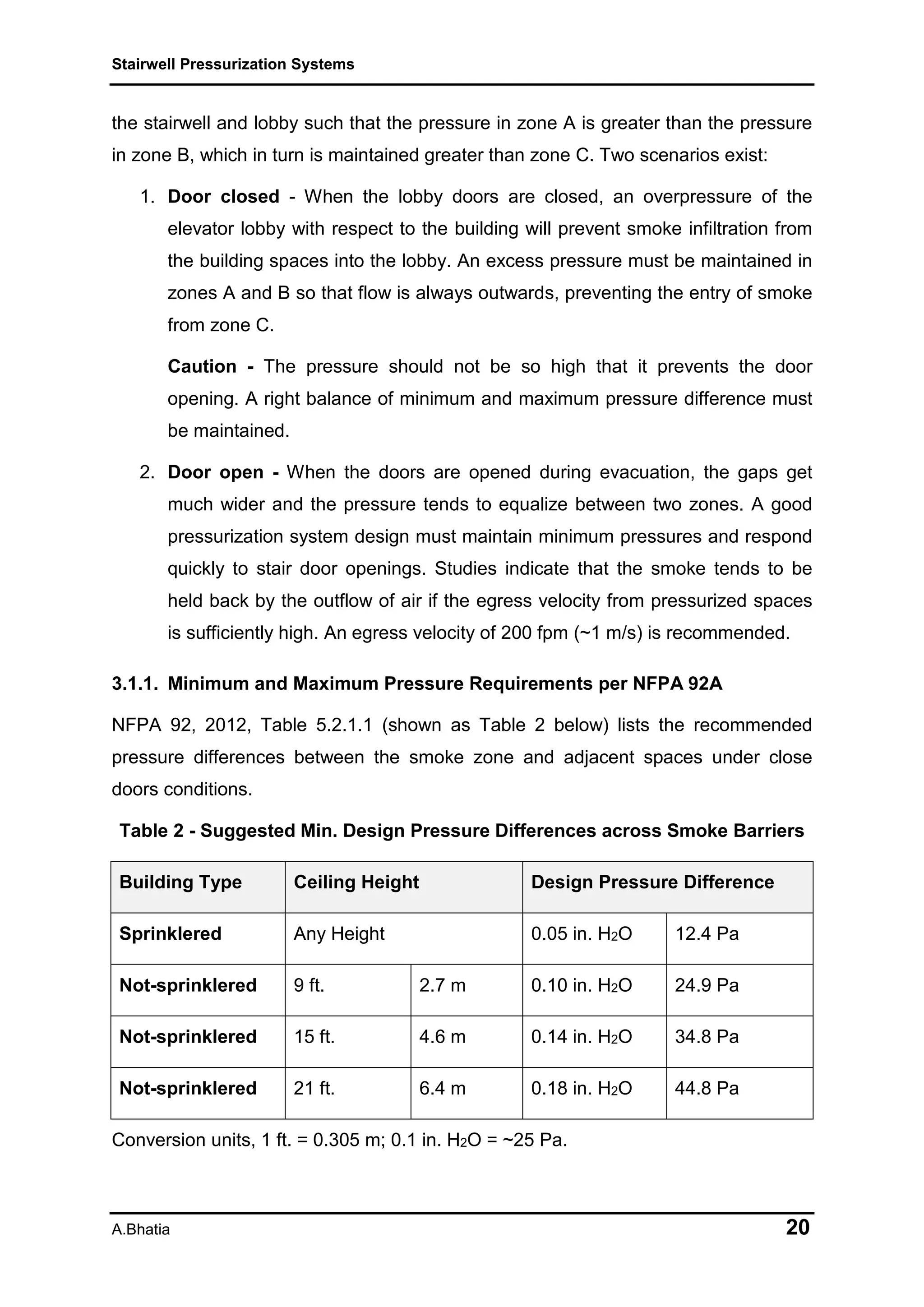 Stairwell pressurization systems | PDF