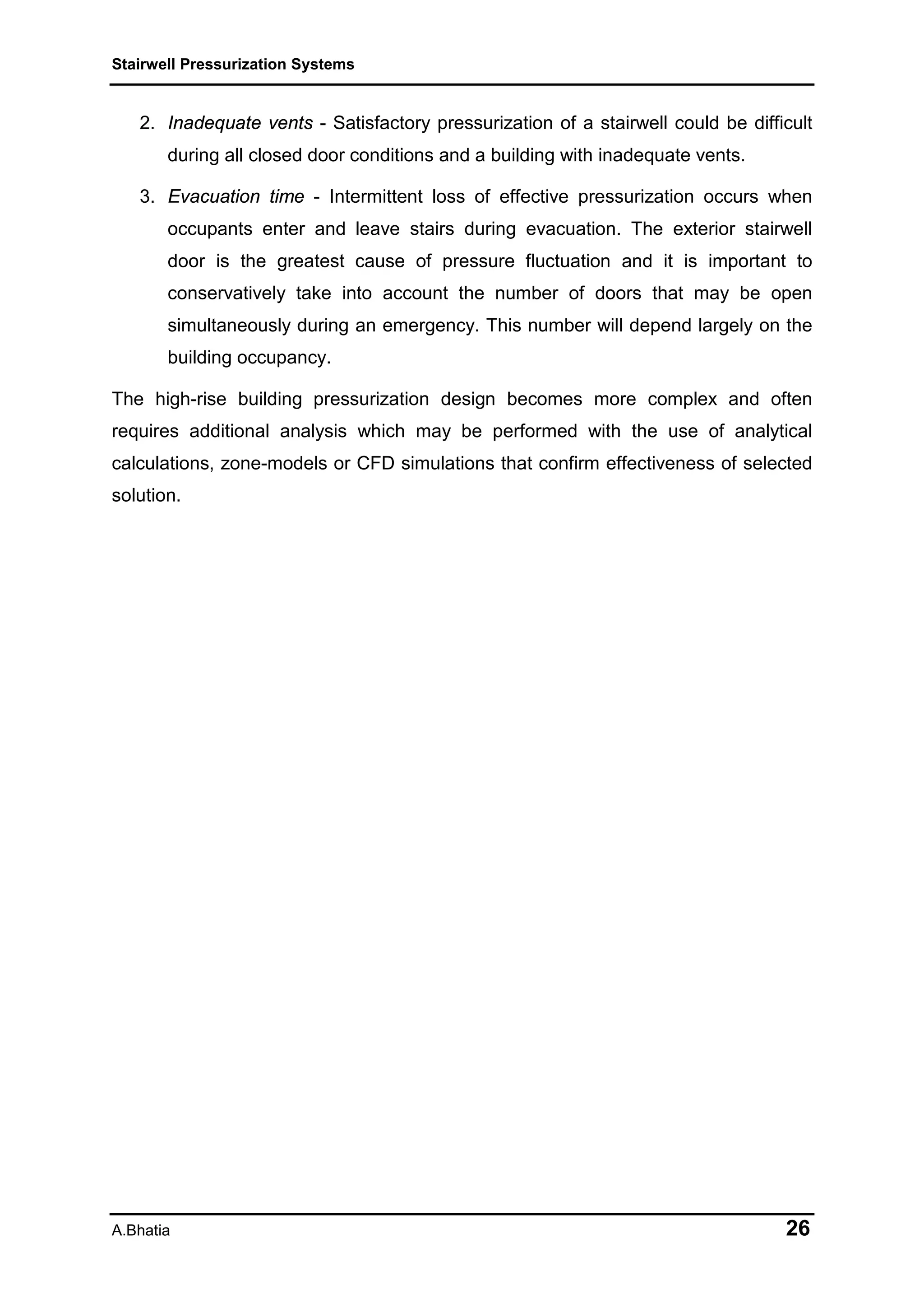 Stairwell pressurization systems | PDF