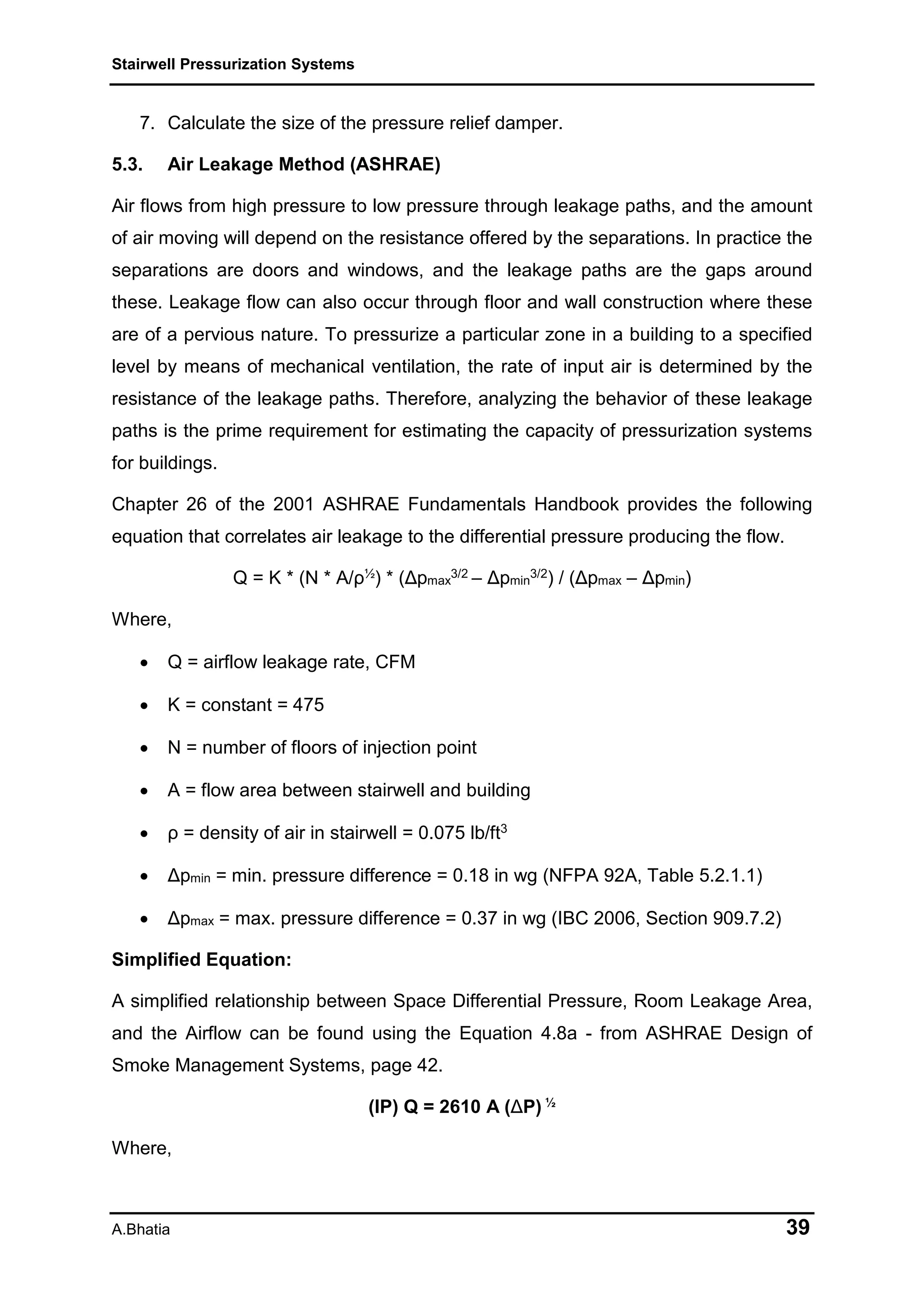 Stairwell pressurization systems | PDF