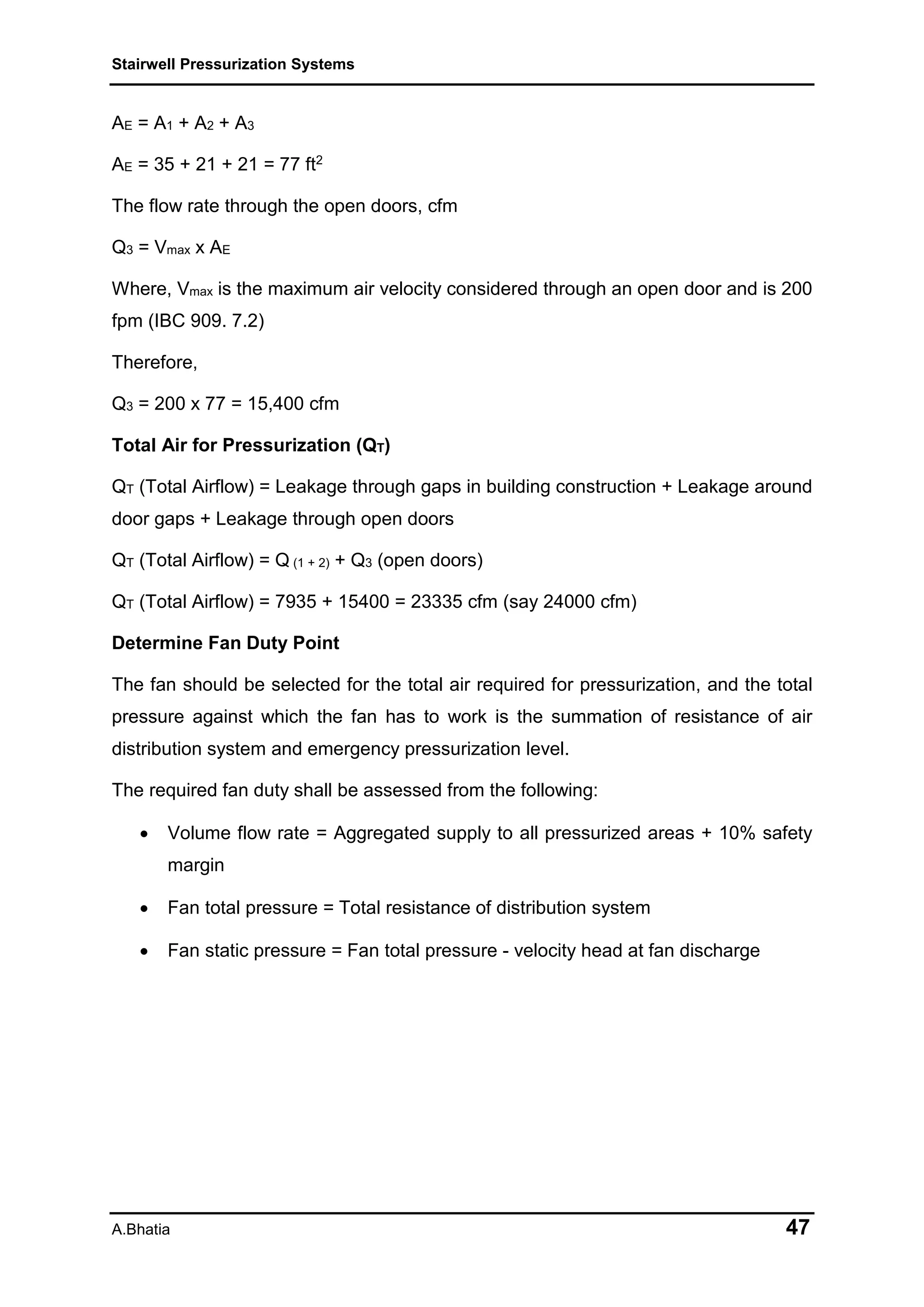 Stairwell pressurization systems | PDF