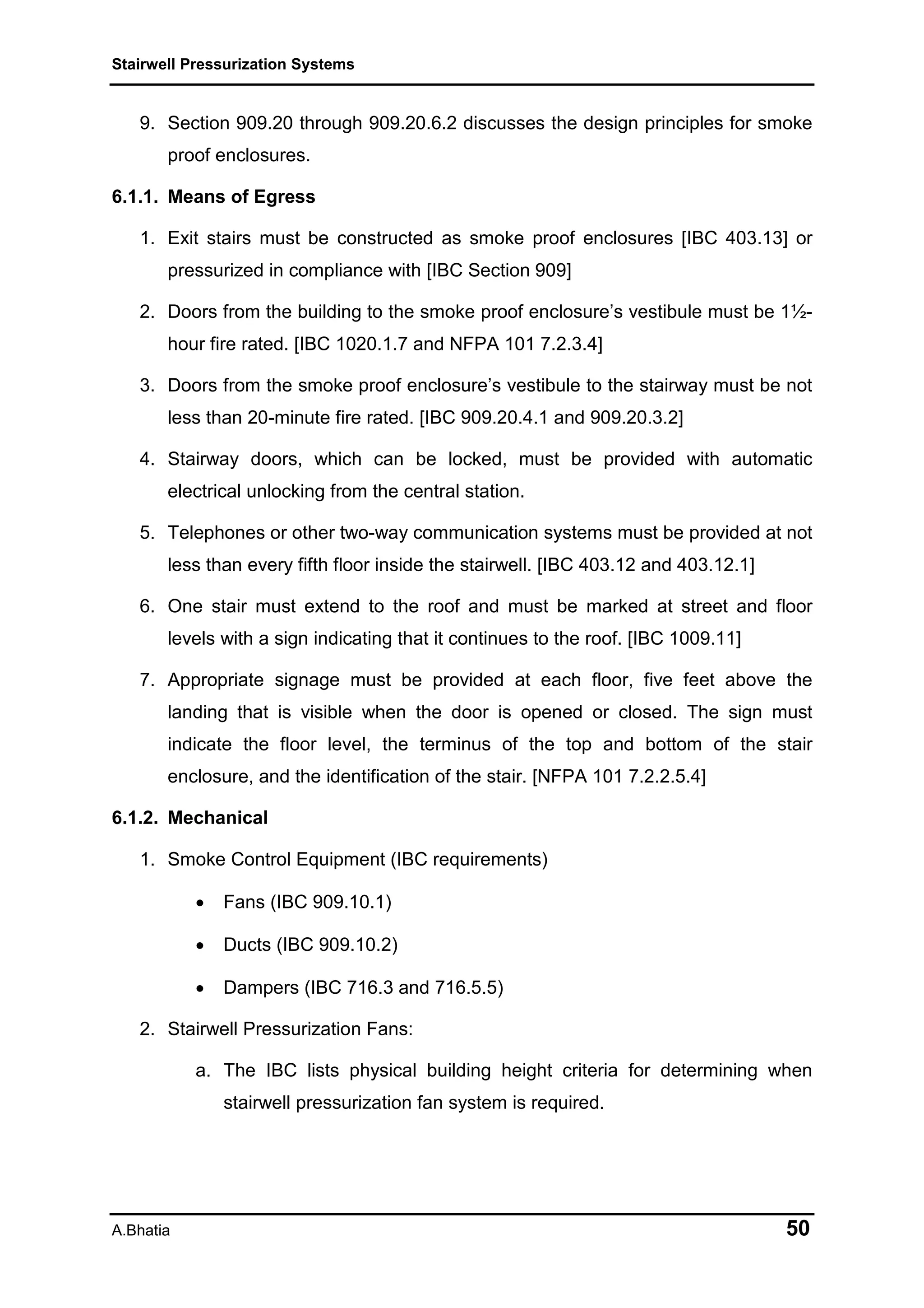 Stairwell pressurization systems | PDF