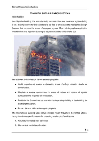 Stairwell pressurization systems | PDF